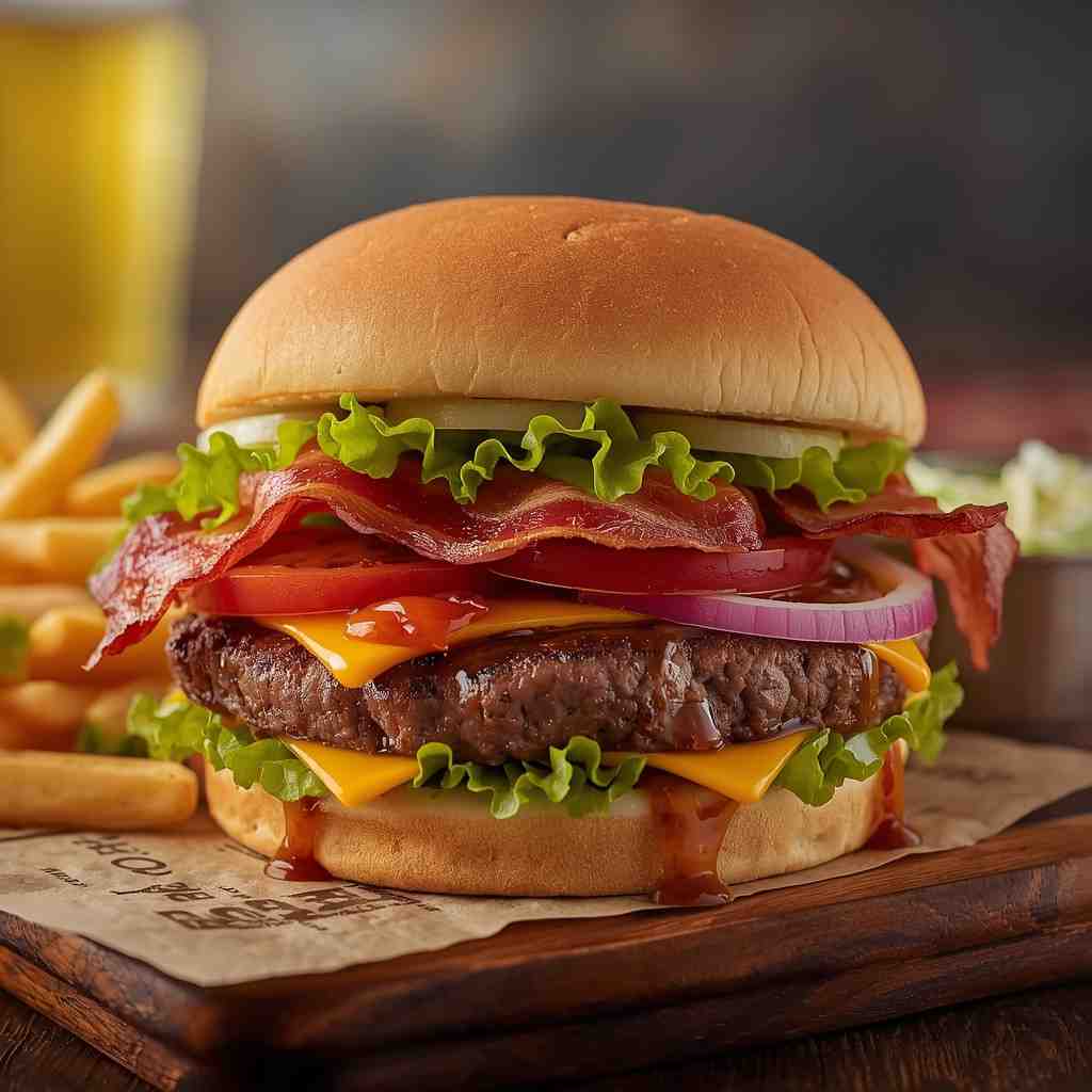 Ground Beef BBQ Burgers - Cooking Kart